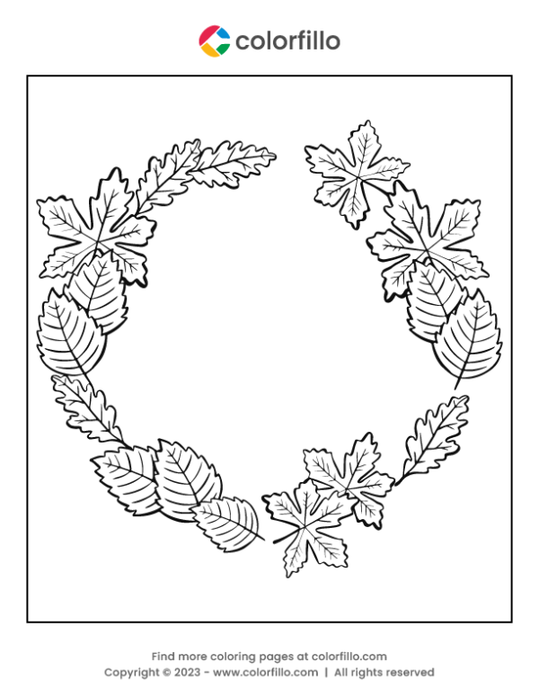 Free Online Christmas Holiday Wreaths - colorfillo