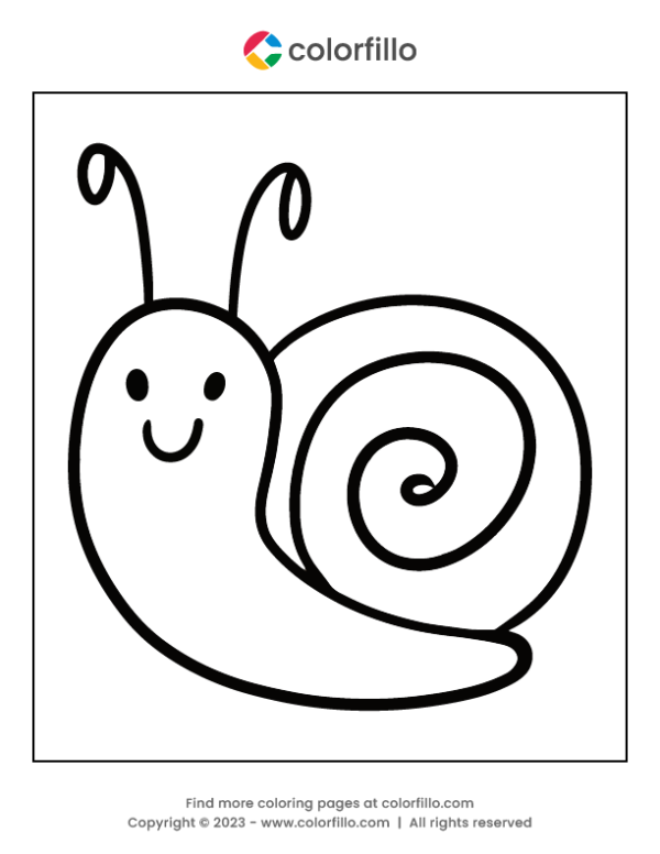 Free Online Sea Snail Coloring Page - colorfillo